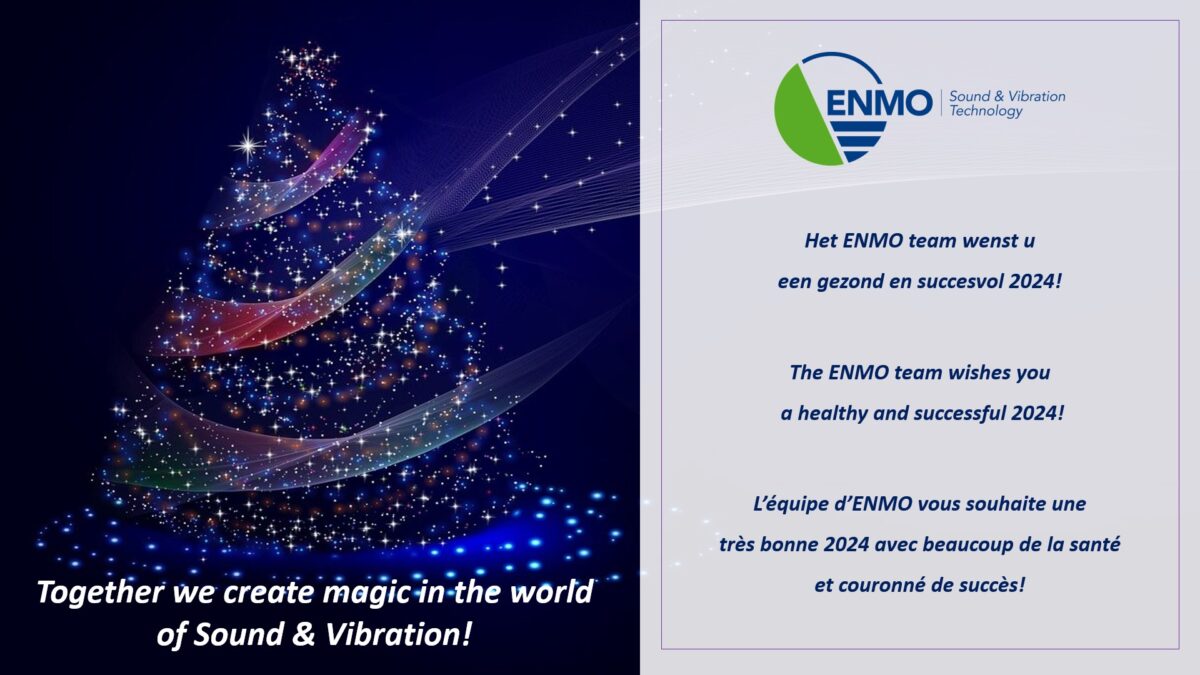 ENMO • Sound & Vibration Technology • Season Greetings | ENMO closed - ENMO